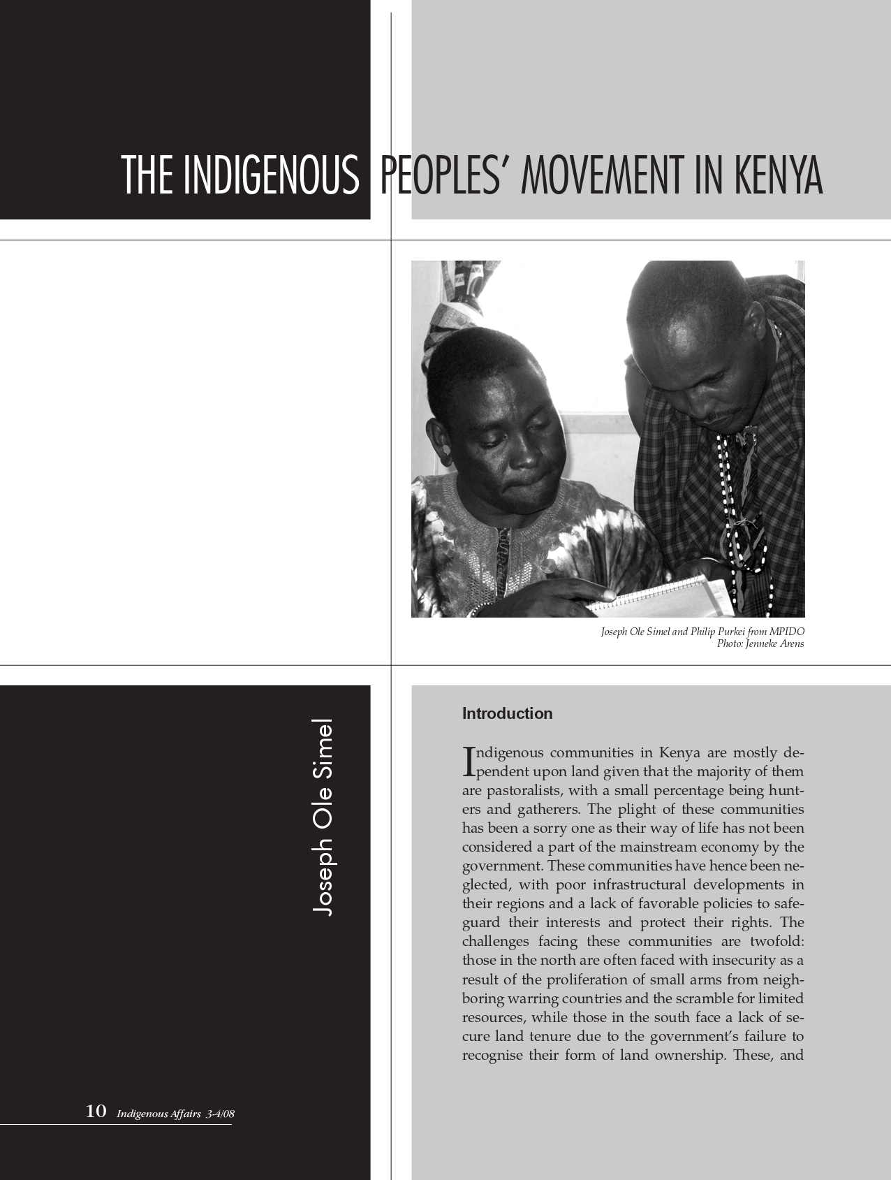 Indigenous Affairs 3-4/08: The Indigenous people's movement in Kenya ...