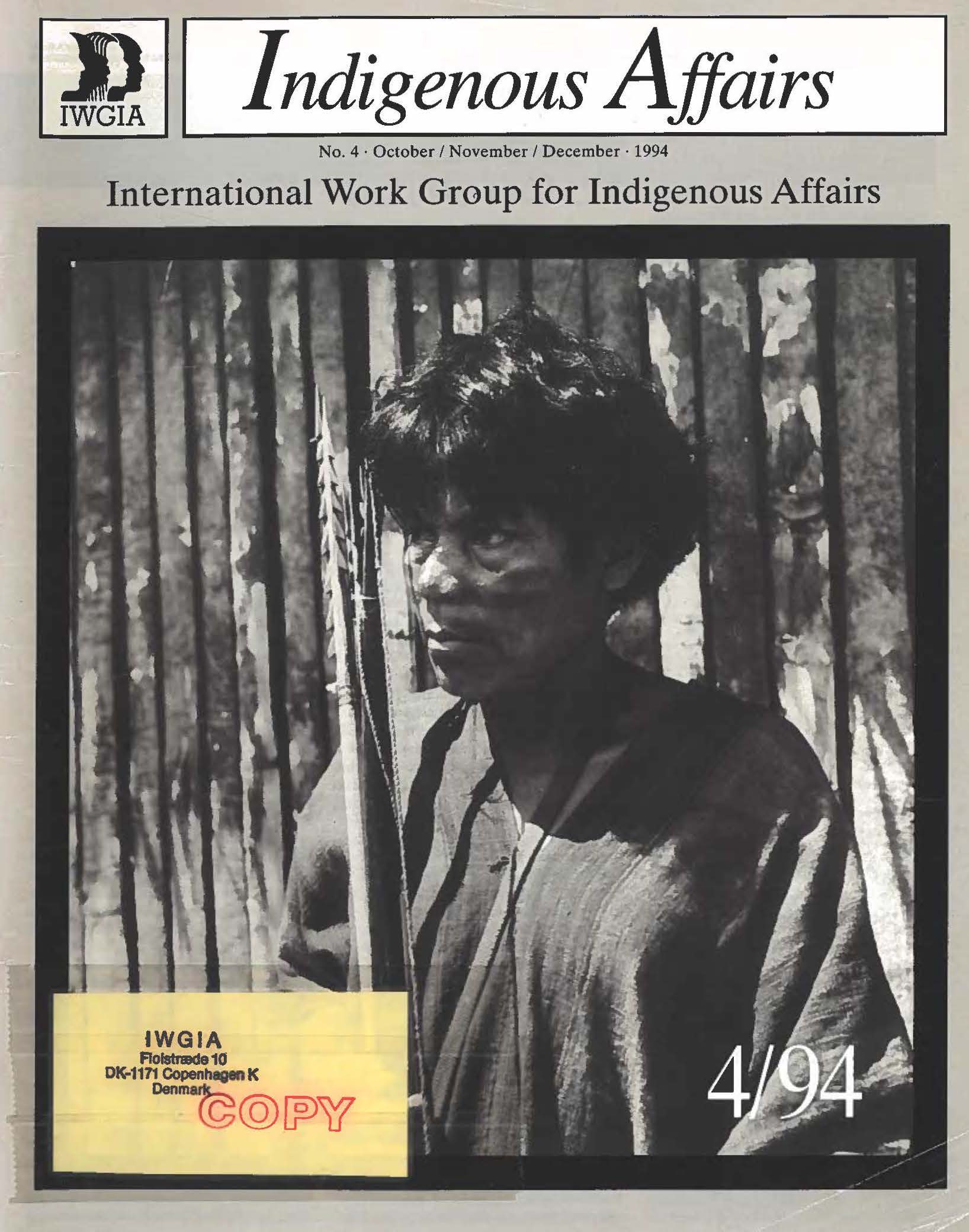 Indigenous Affairs 4/94 - IWGIA - International Work Group for ...