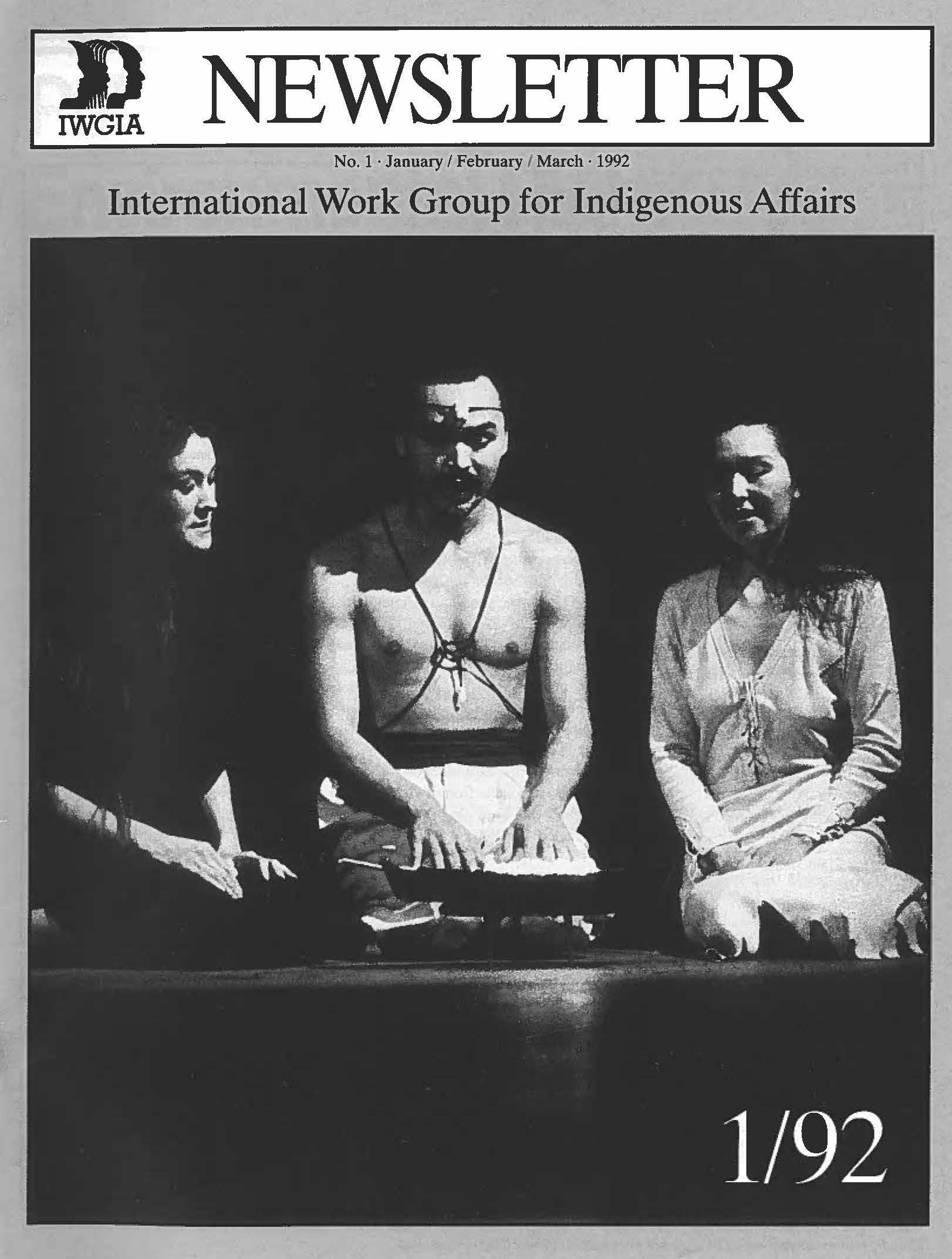 IWGIA Newsletter 1/92 - IWGIA - International Work Group for Indigenous ...